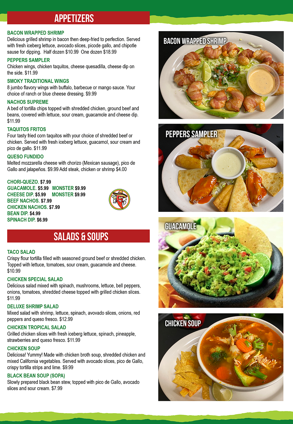 Our Menu